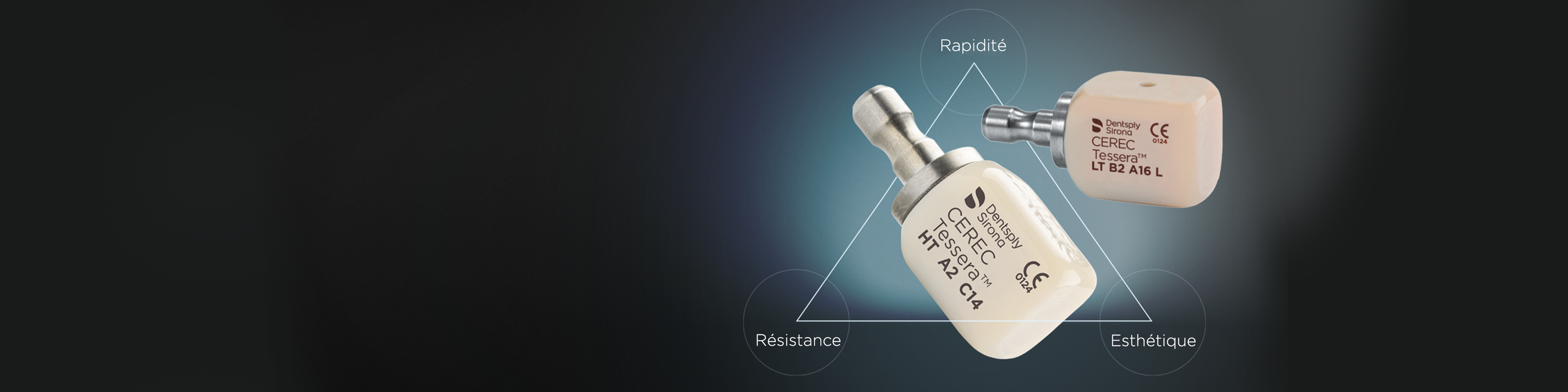 CEREC Tessera : Blocs CFAO | Dentsply Sirona France