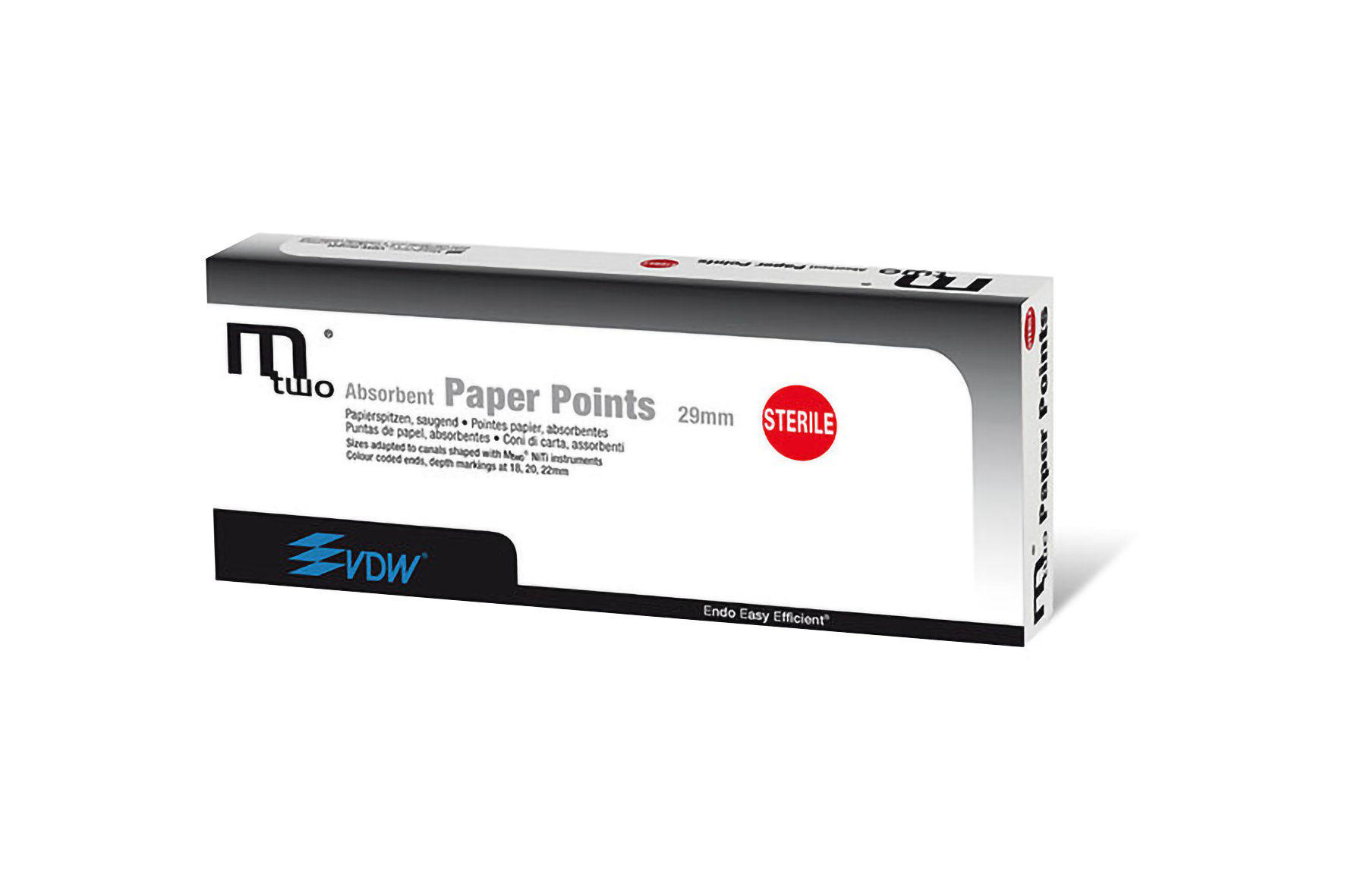 Mtwo | Pointes en papier | VDW: Acheter en ligne | Dentsply Sirona Belgium