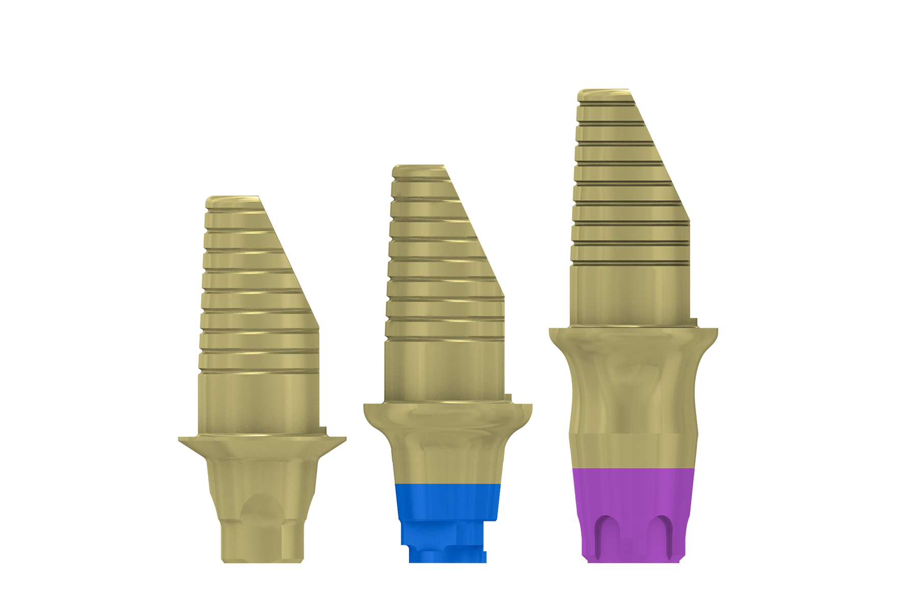 MIS Conical Connection Incisor Esthetic Ti Abutment