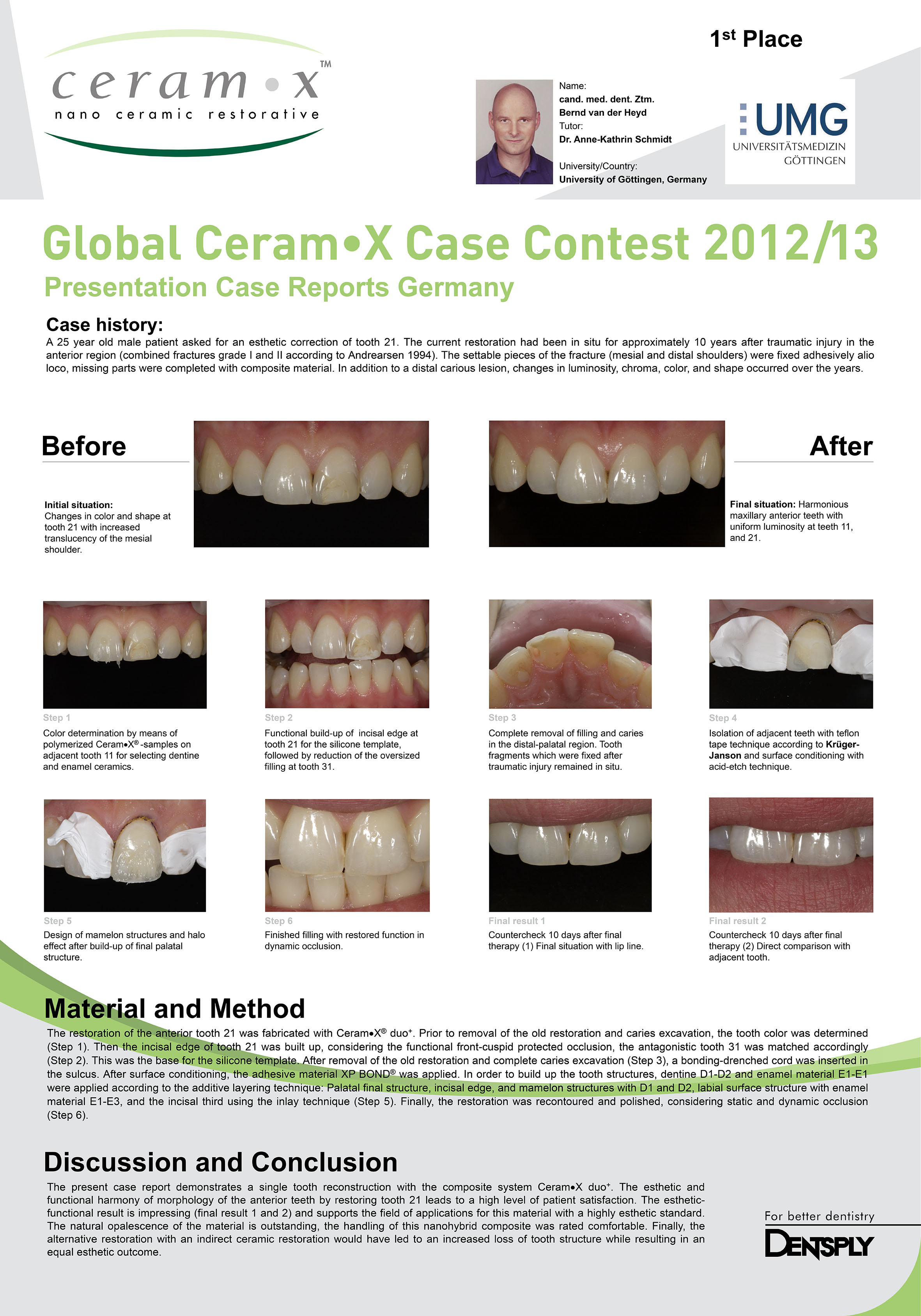 GCCC Global Clinical Case Contest I Dentsply Sirona USA