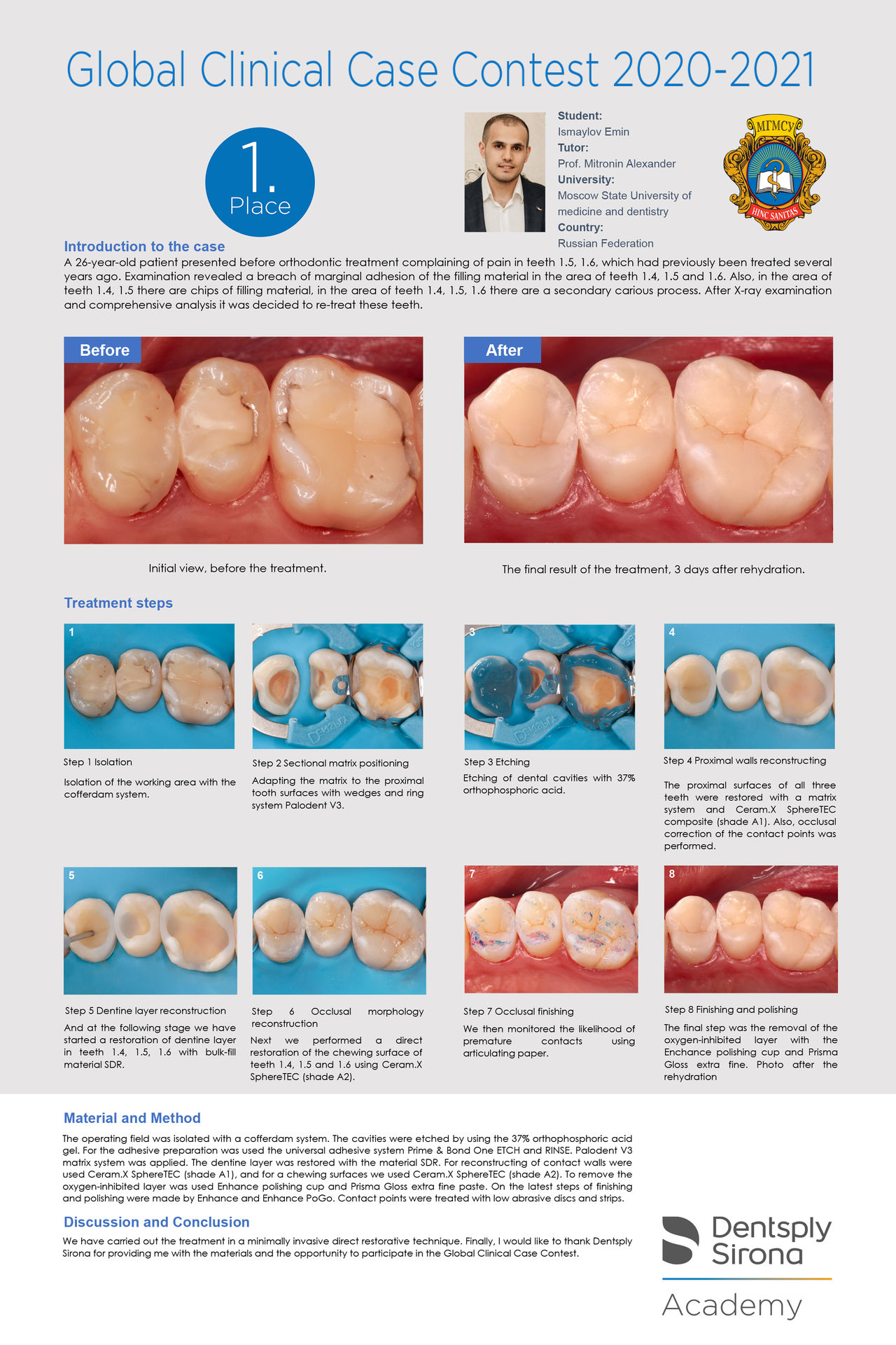 GCCC Global Clinical Case Contest I Dentsply Sirona Deutschland