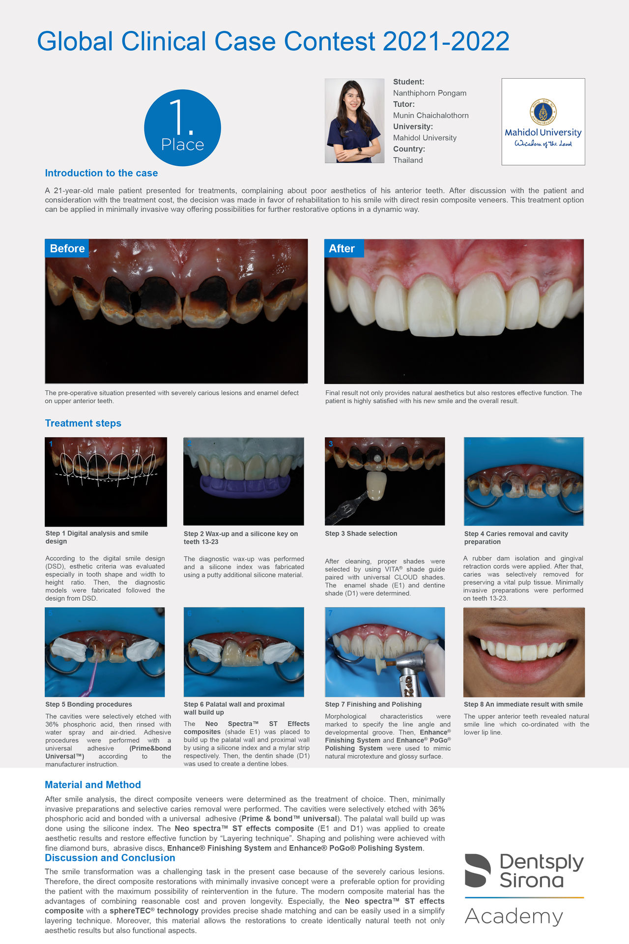 GCCC Global Clinical Case Contest I Dentsply Sirona MENA