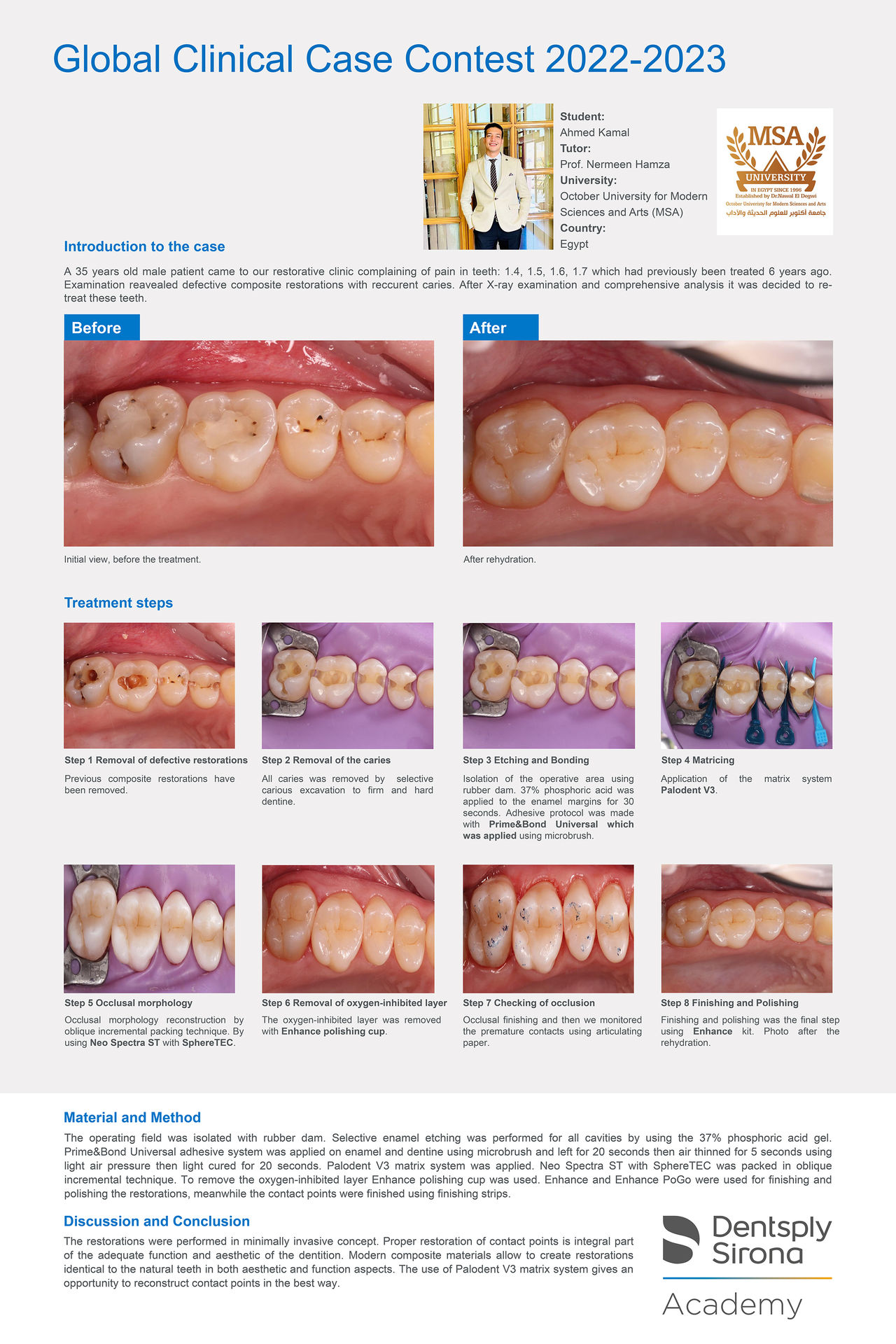 GCCC Global Clinical Case Contest I Dentsply Sirona MENA