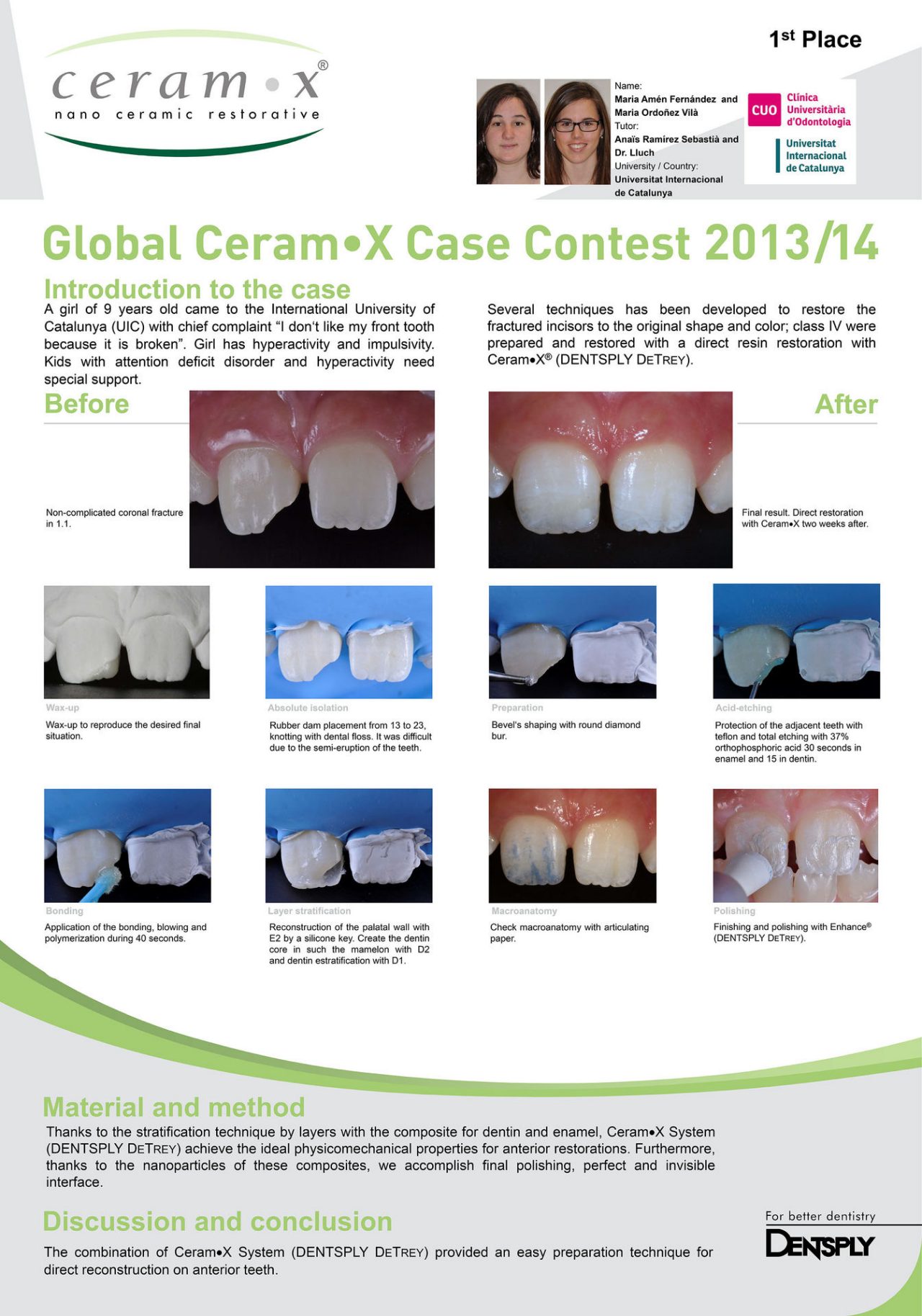 GCCC Global Clinical Case Contest I Dentsply Sirona Global