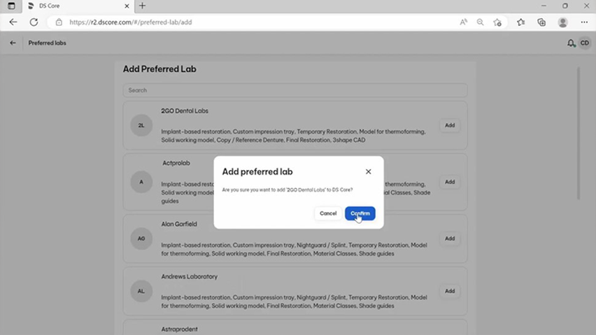 Connect Case Center frente a DS Core | Dentsply Sirona España