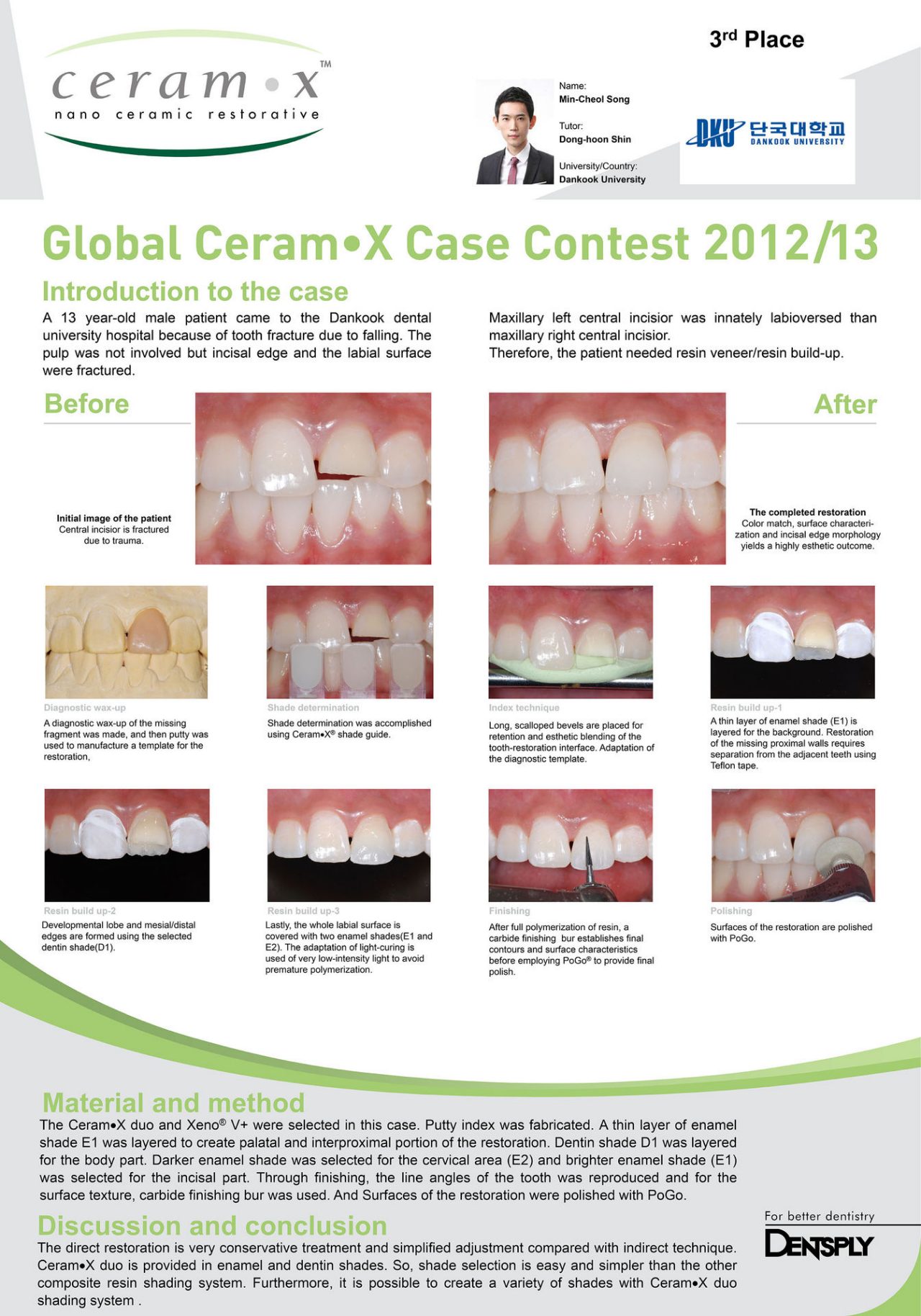 GCCC Global Clinical Case Contest I Dentsply Sirona Benelux Netherlands