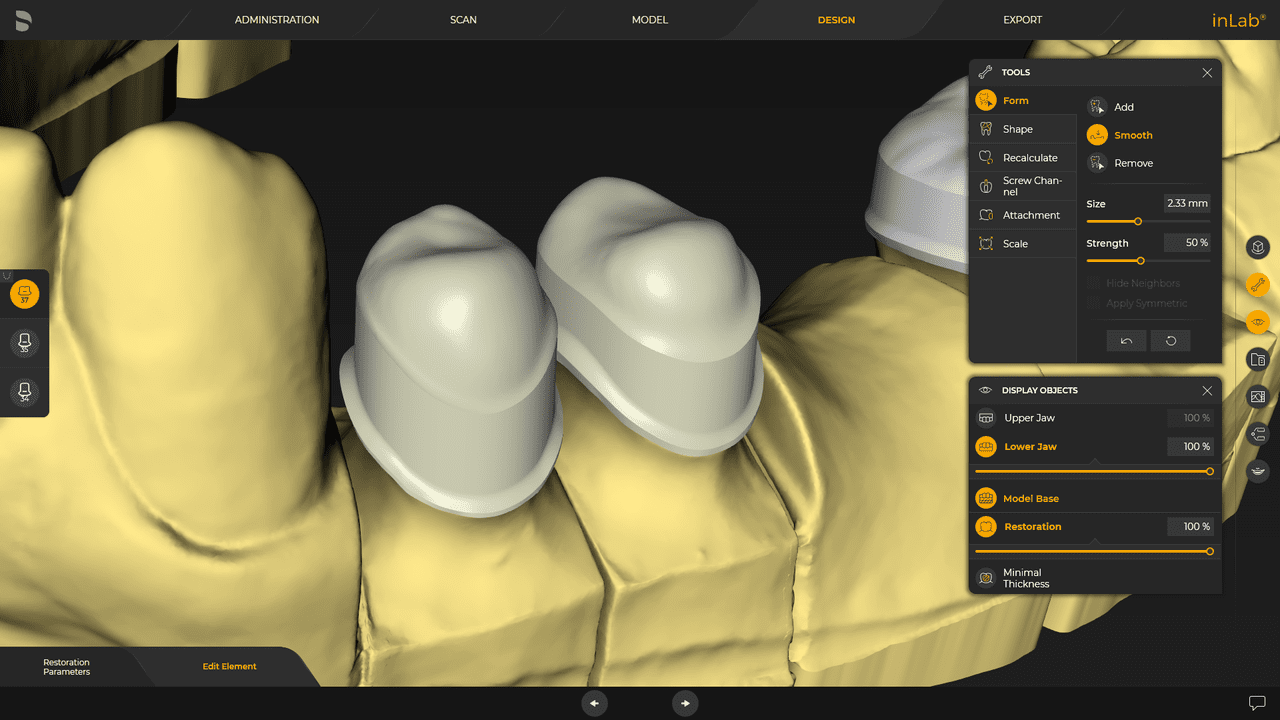 Software inLab: Software odontológico CAD | Dentsply Sirona