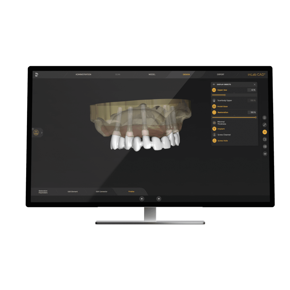 Software inLab: Software odontológico CAD | Dentsply Sirona